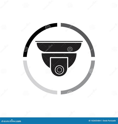 Ícone Cctv Da Câmera De Segurança Design Vetorial De Sinal CCTV
