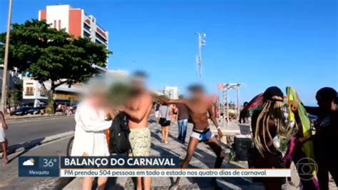 V Deo Pol Cia Militar Divulga Balan O Do Carnaval No Rj Rj G