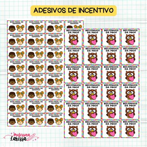 Adesivos De Incentivo Educa Market
