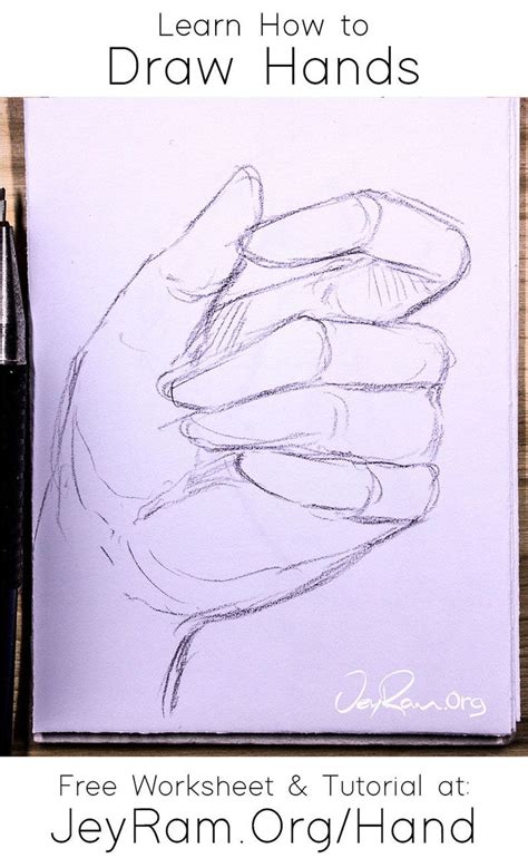How To Draw Hands Free Worksheet How To Draw Hands Draw Hand Free