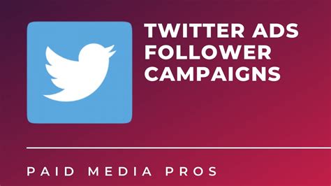 Twitter Follower Campaigns YouTube