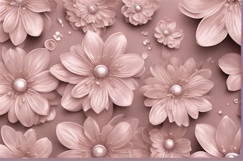 Premium Photo Flower Background Desktop Wallpaper Cute Aesthetic