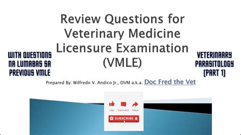 Vmle Veterinary Parasitology Part With Questions Na Lumabas Sa