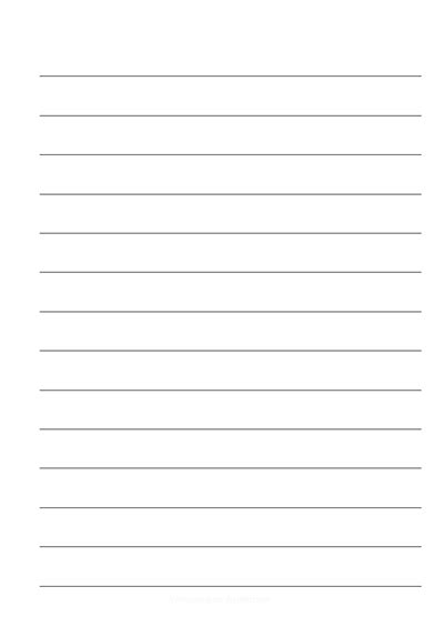Linienblatt Druckvorlage