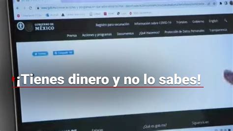 TIENES DINERO Y NO LO SABES Así puedes verificar cuánto dinero
