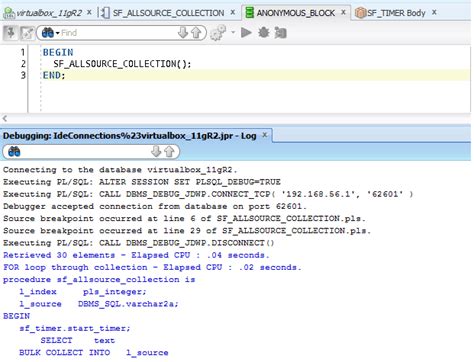 debugging pl sql with sql developer episode iv