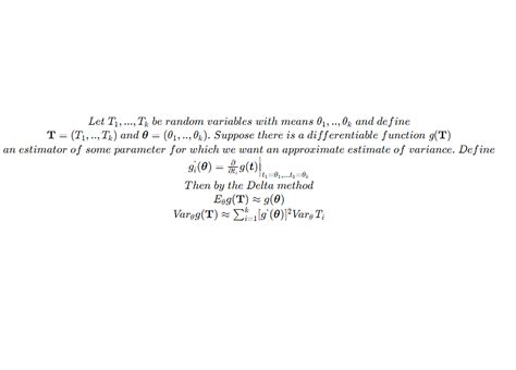 the delta method — for estimating expectations and variance nuzhi meyen medium