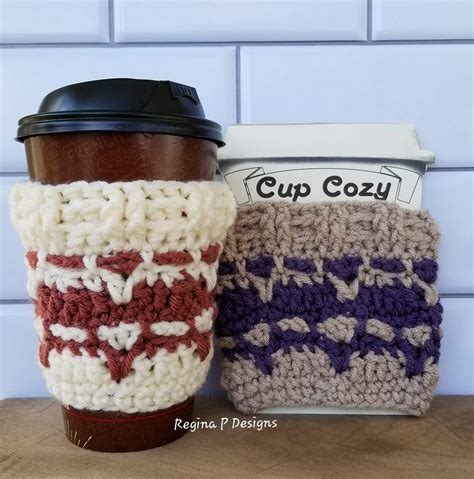 Free Crochet Cup Cozy Patterns For Winter Red Agape Blog