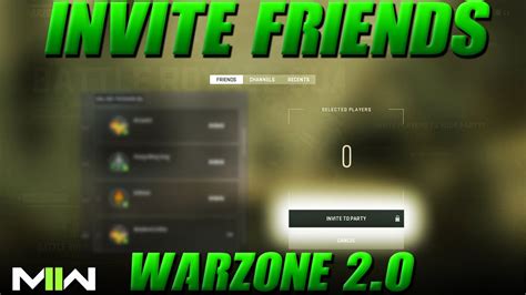 How To Invite Friends To Your Party In Call Of Duty Warzone 2 Modern