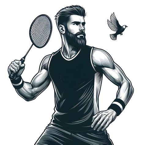 Ai Generowane Facet Badminton Darmowy Obraz Na Pixabay Pixabay