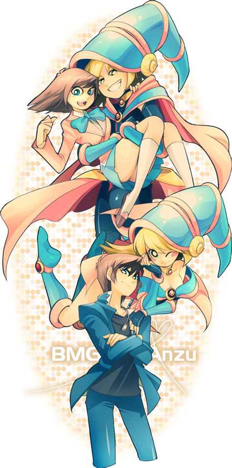 Dark Magician Girl Kaiba Seto And Mazaki Anzu Yu Gi Oh And 1 More