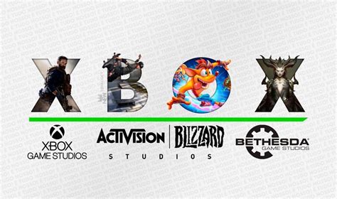 Xbox Game Studios Activision Blizzard Uma Imagem Mostra Todas As