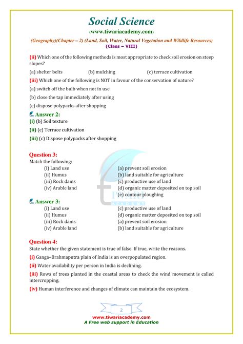 Ncert Solutions For Class Social Science Geography Chapter In Pdf