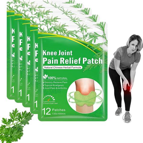 Amazon Flexiknee Natural Knee Pain Patch Knee Pain Relief Patch