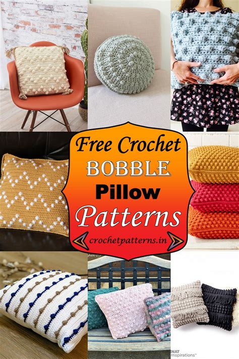 18 Free Crochet Bobble Pillow Patterns
