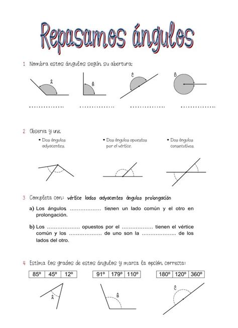 The Diagram Shows How To Read And Understand Parallel Angles In Spanish