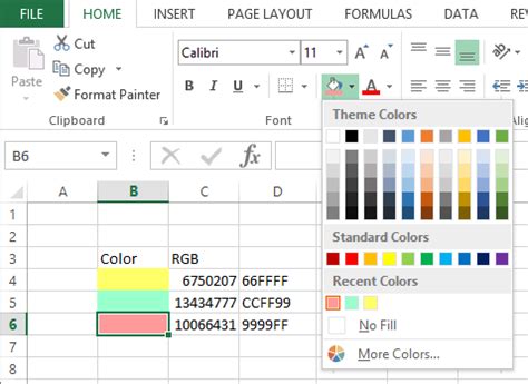 Removing Recent Colors From Microsoft Excel Peltier Tech