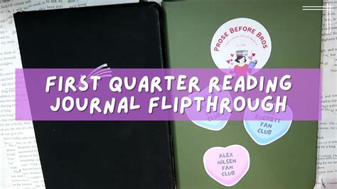 First Quarter Flipthrough Of My 2023 Reading Journal YouTube