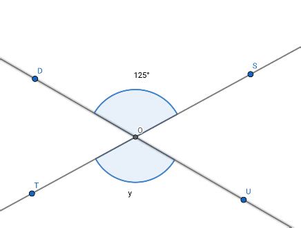 Finding Angle Measures Given Two Intersecting Lines Practice Geometry