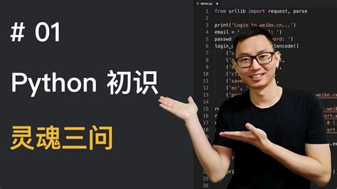 01 python初识 python入门灵魂三问 零基础学python youtube