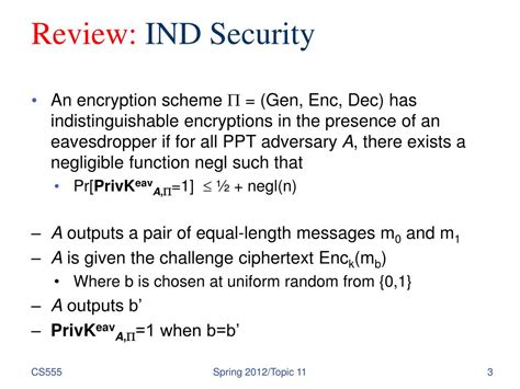 ppt cryptography cs 555 powerpoint presentation free download id 4741611