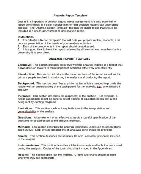 Free Sample Data Analysis Reports In Ms Word Ppt Pdf Google
