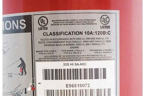 What Does The Number On A Fire Extinguisher Mean