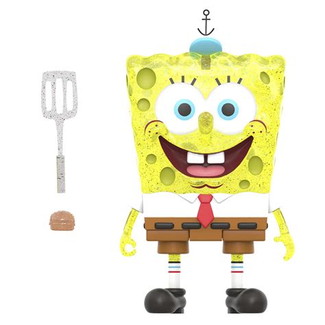 Boneco Super7 Bob Esponja Bob Esponja E Patrick Gliter 2 Atacado