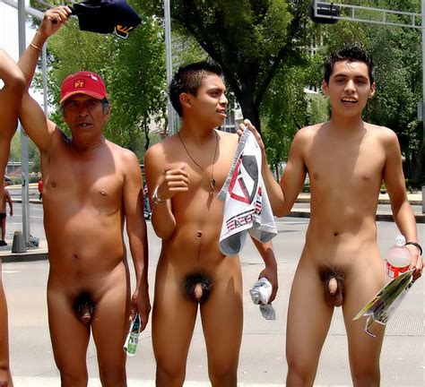 Performing Males Naked Lads Protest