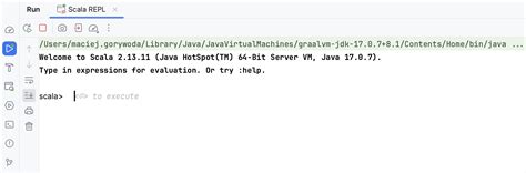 Scala Worksheet Scala REPL And Ammonite IntelliJ IDEA Documentation