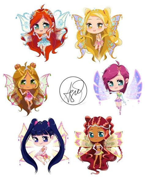 Bloom Stella Flora Tecna Musa And Aisha Layla Winx Club Credits