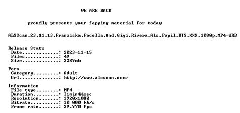 Alsscan231113franziskafacellaandgigiriveraalspupilbtsxxx1080pmp4 Wrb Scnlogme
