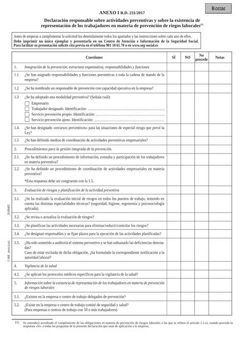 PDF Declaración responsable sobre actividades preventivas y