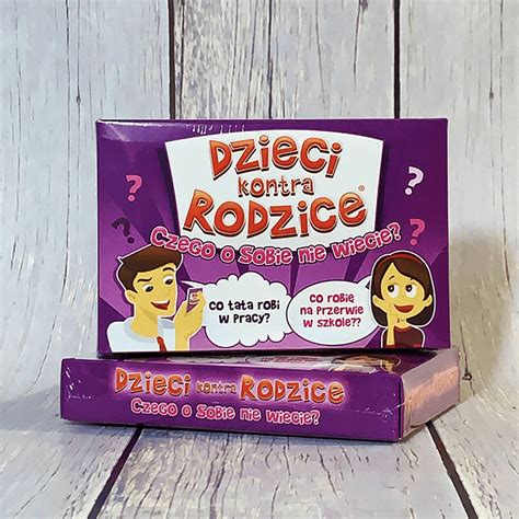 Dzieci Kontra Rodzice Czego O Sobie Nie Wiecie Gra Rodzinna Dziki