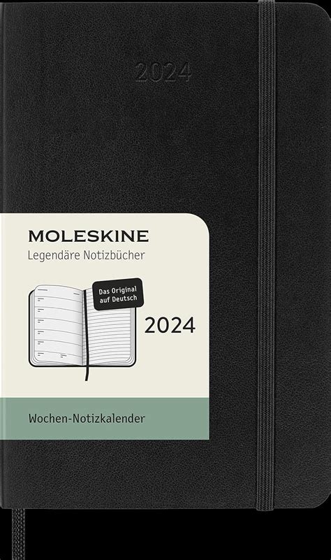 Moleskine Agenda Settimanale Con Spazio Per Note 12 Mesi 2024 Agenda