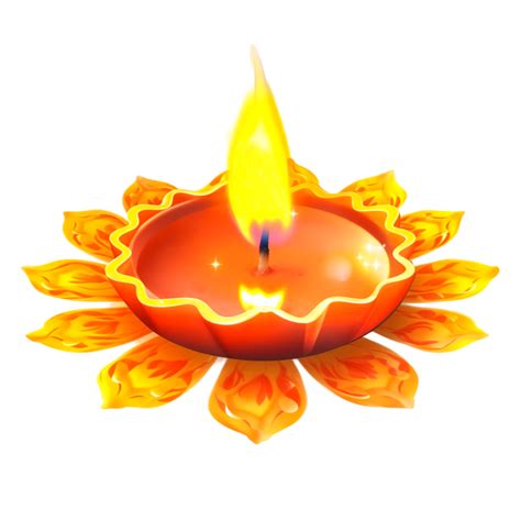 Diwali Festival Lighting Diya Png