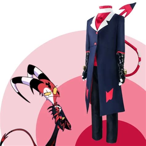 HAZBIN HOTEL COSPLAY Moxxie Costume Helluva Boss Uniform ALASTOR 2P