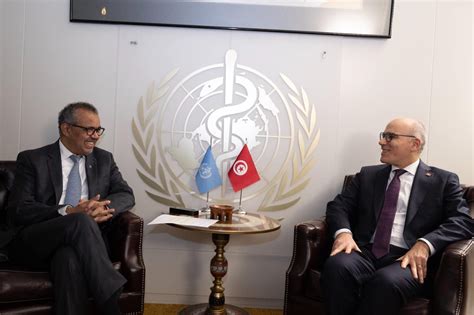 Tunisie OMS Collaboration renforcée lors de la visite du ministre à