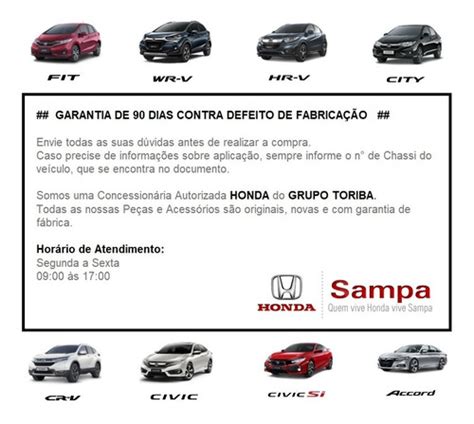 Emblema H Tampa Traseira Honda Civic 2017 A 2020 Parcelamento Sem Juros