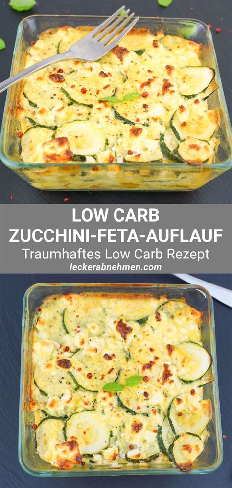 Low Carb Zucchini Auflauf Mit Feta Rezept Zum Abnehmen Artofit