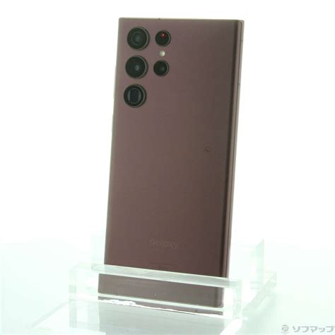 中古Galaxy S22 Ultra 256GB バーガンディ SCG14 auロック解除SIMフリー 2133048689376