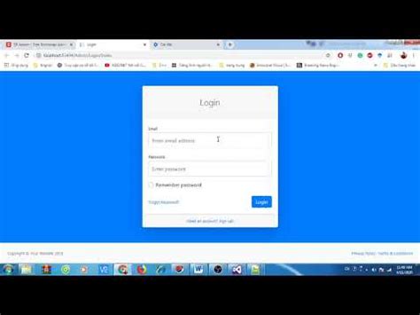 MVC 36 Create Login Page In MVC SQL Server FoxLearn