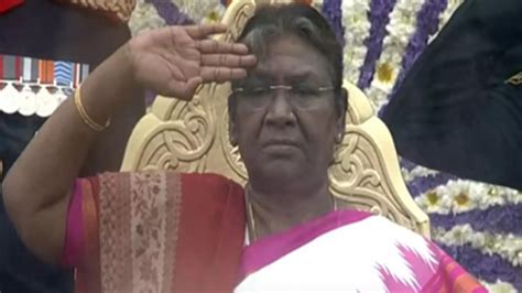 India S 74th Republic Day President Droupadi Murmu Unfurls Tricolour