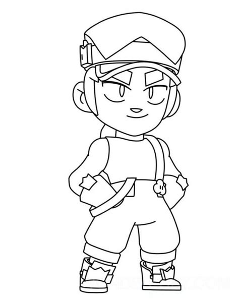 Dibujos De Fang Brawl Stars Para Colorear Wonder Day Dibujos Para
