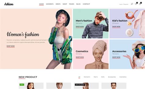 Ashion Free Responsive Bootstrap Html Ecommerce Website Template