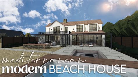 Bloxburg Modern Mediterranean Beach House K Architecture