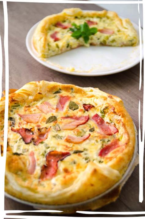 Quiche Au Jambon Et Aux Champignons Les Mets De Provence