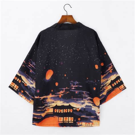 Kimono Man Haori Yukata Japanese Men S Kimono Shirt Samurai Harajuku