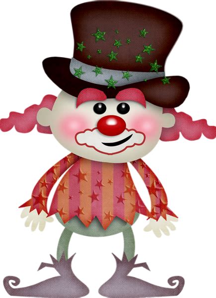Scrap Clown Png Tube Clown Colored Payaso Png