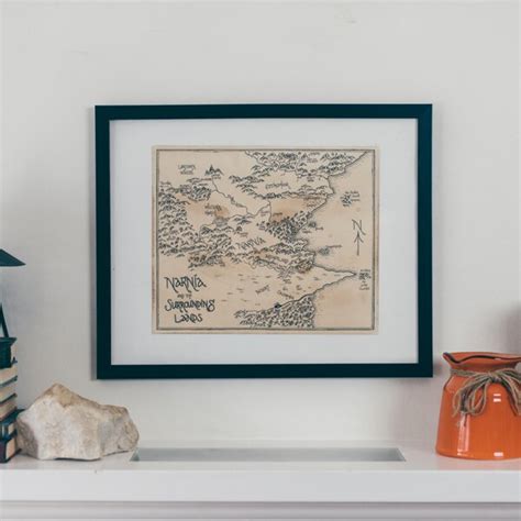 Map Of Narnia Etsy